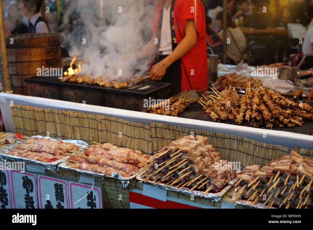 Barbecue food stall hi-res stock photography and images - Alamy