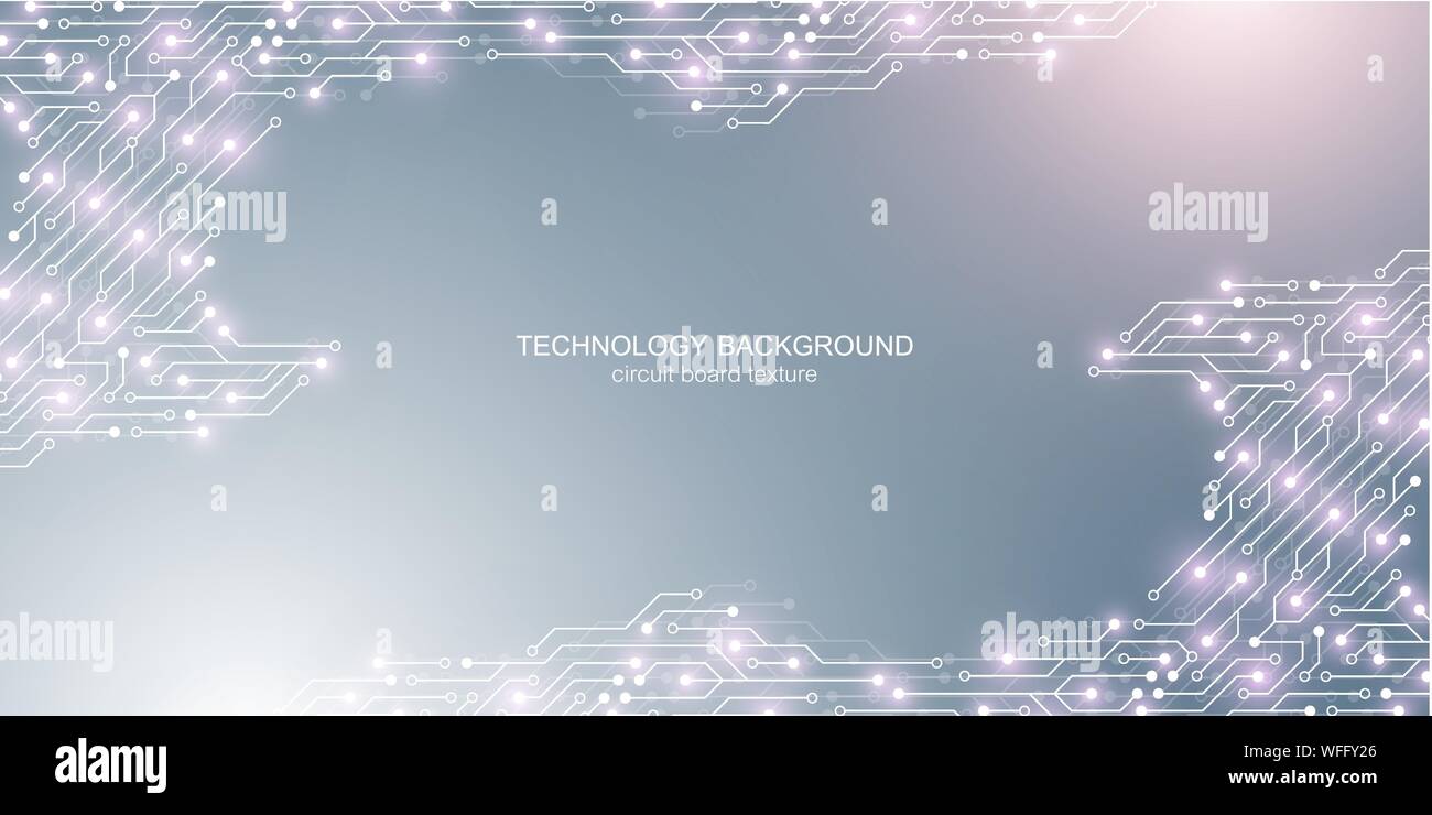 Computer motherboard vector background with circuit board electronic ...