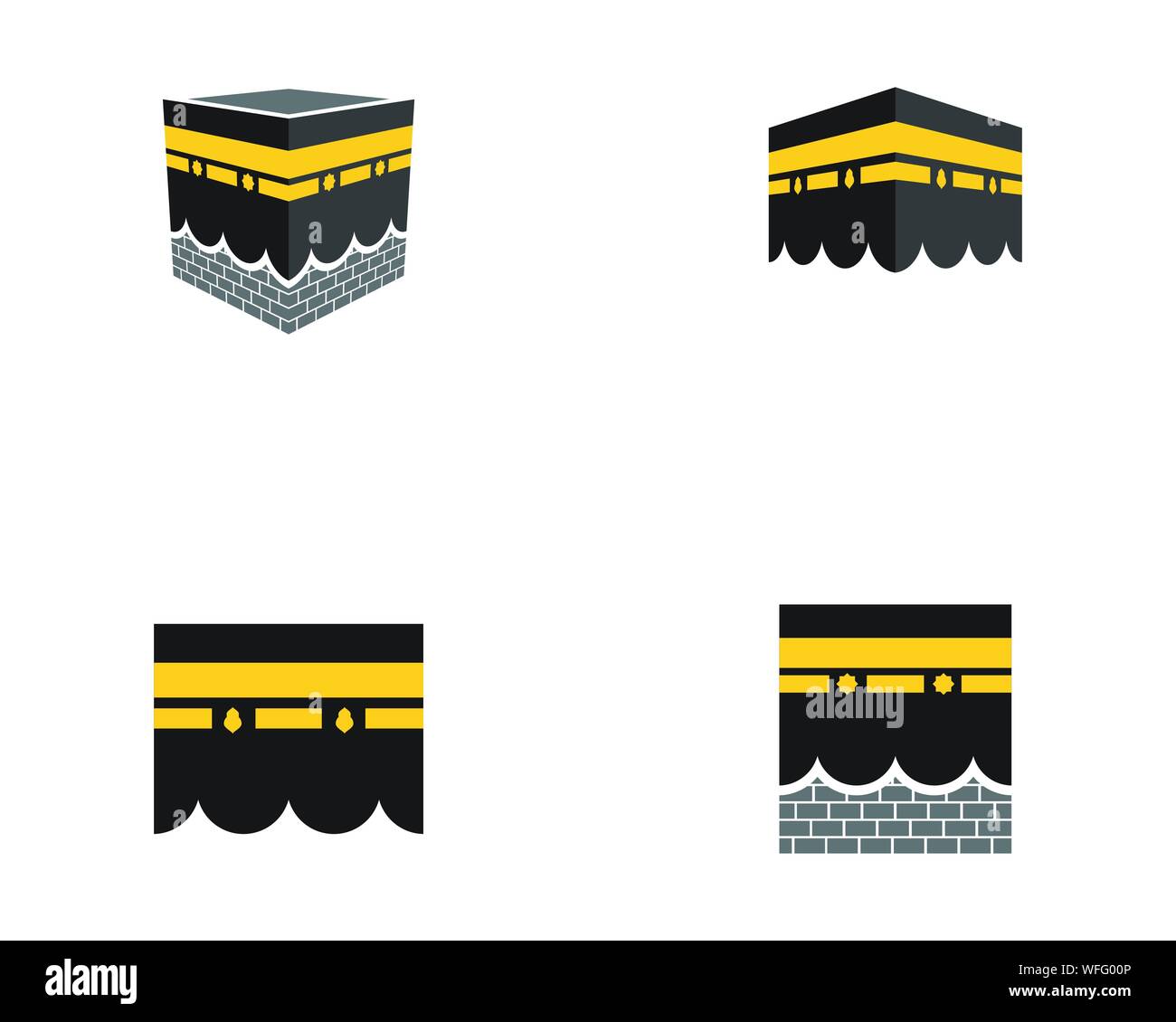 kaaba vector illustration icon design template Stock Vector Image & Art ...