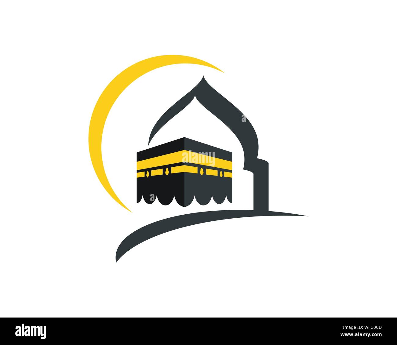 kaaba vector illustration icon design template Stock Vector Image & Art ...