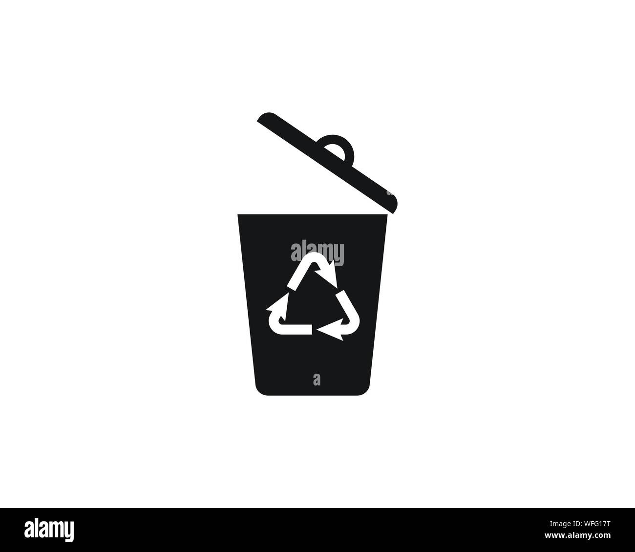 trash icons vector illustration design template Stock Vector Image ...