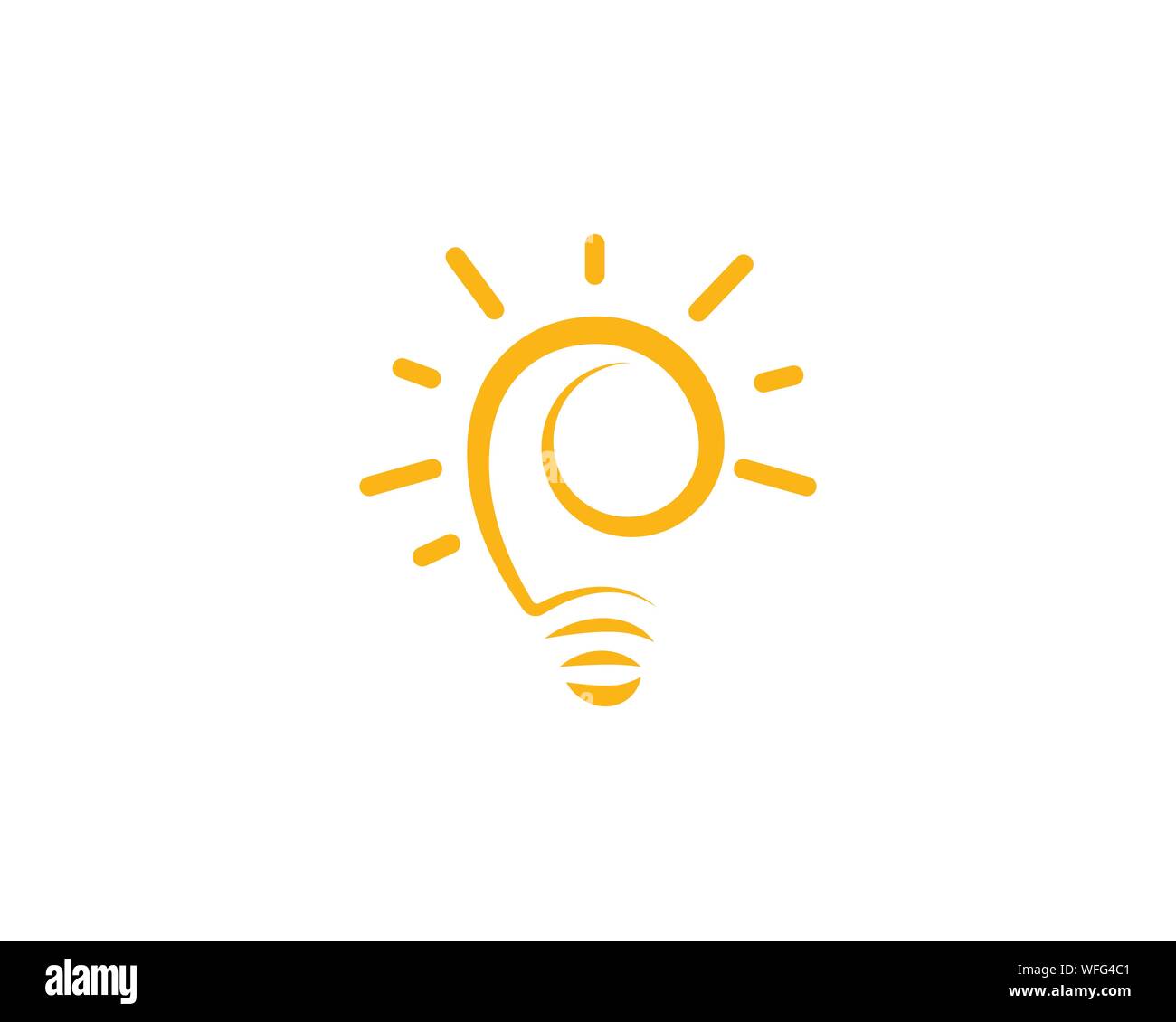 light bulb symbol vector design illustration Stock Vector Image & Art ...