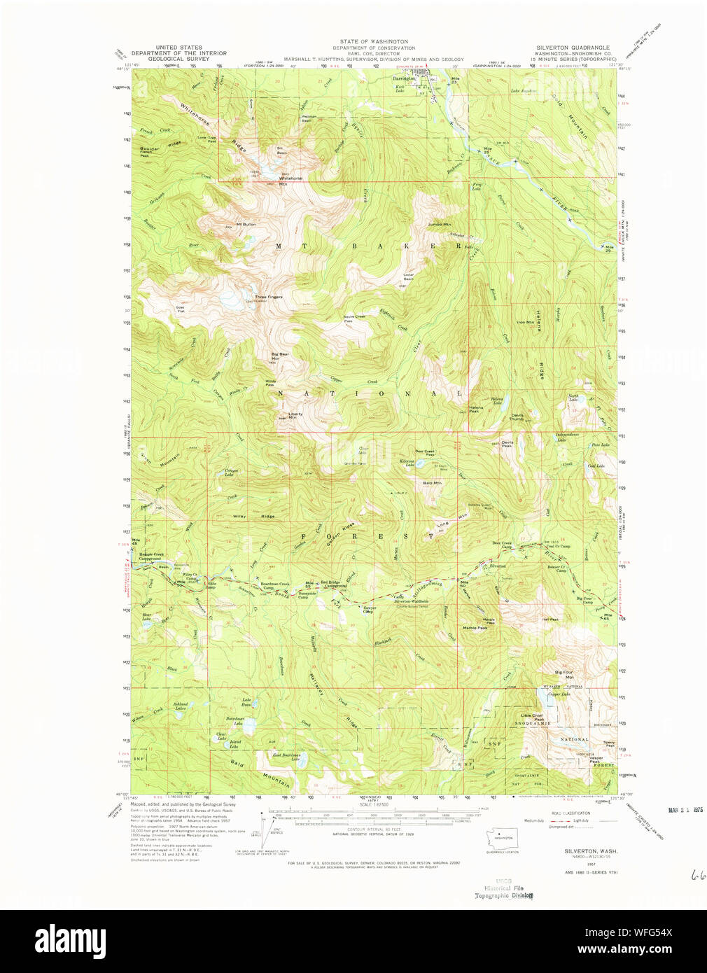 Map of silverton hi-res stock photography and images - Alamy