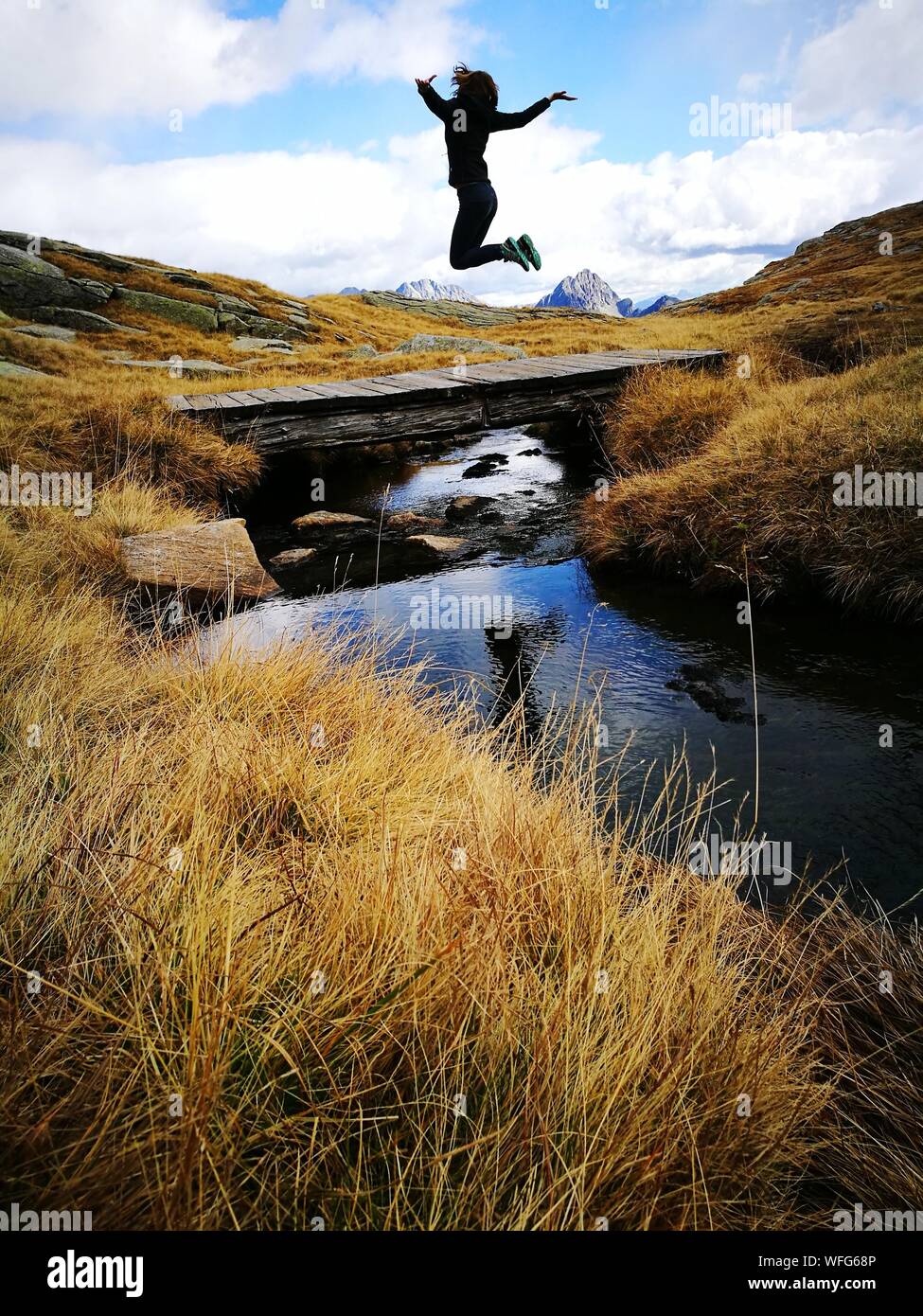 Adult jumping in river hi-res stock photography and images - Alamy