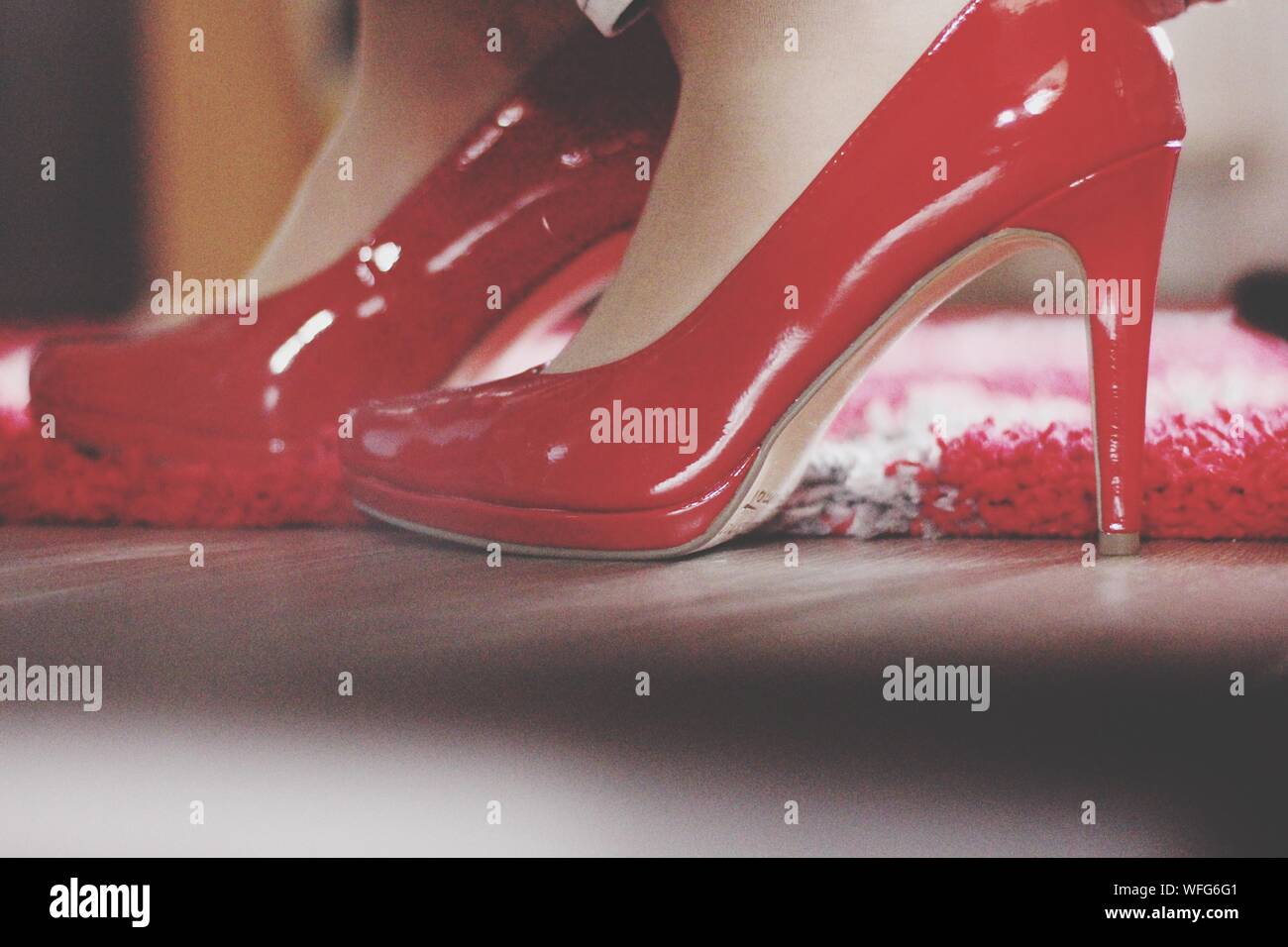 Red High Heels High Resolution Stock Photography and Images - Alamy