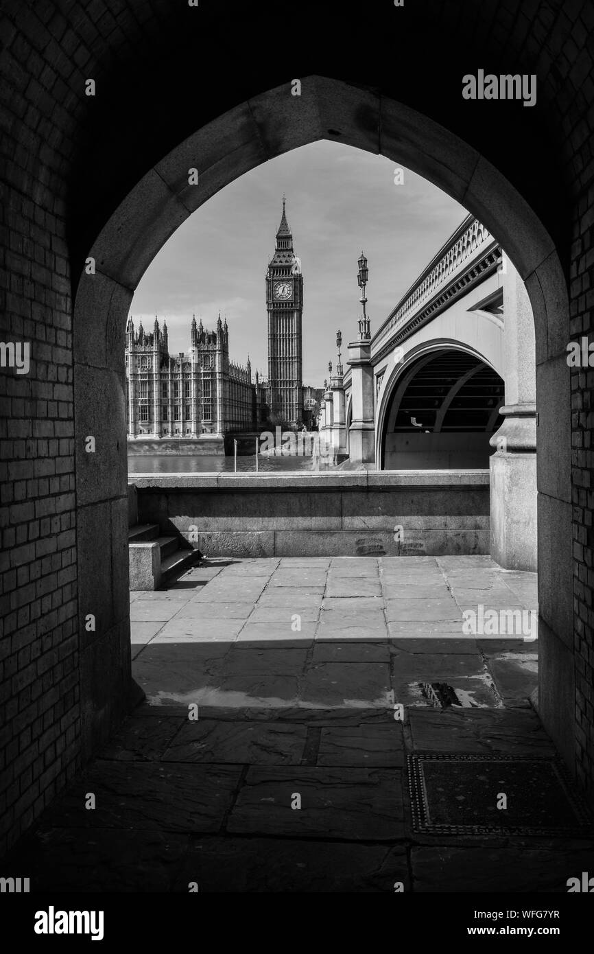 Seen through archway hi-res stock photography and images - Alamy