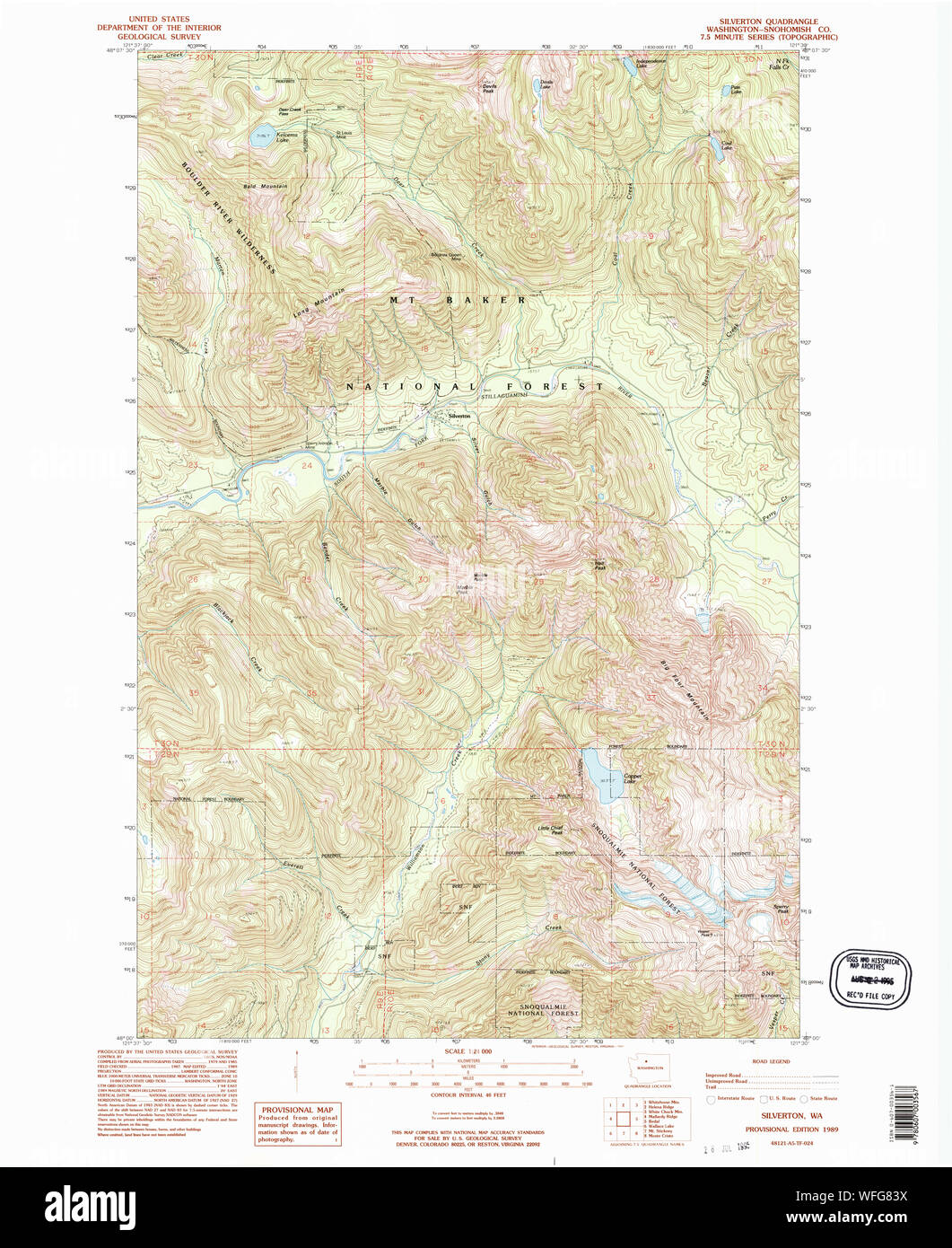 Silverton map hi-res stock photography and images - Alamy