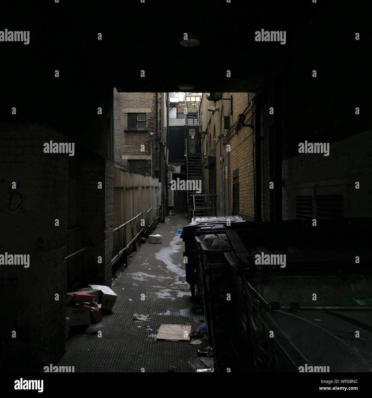 Garbage bins city hi-res stock photography and images - Alamy