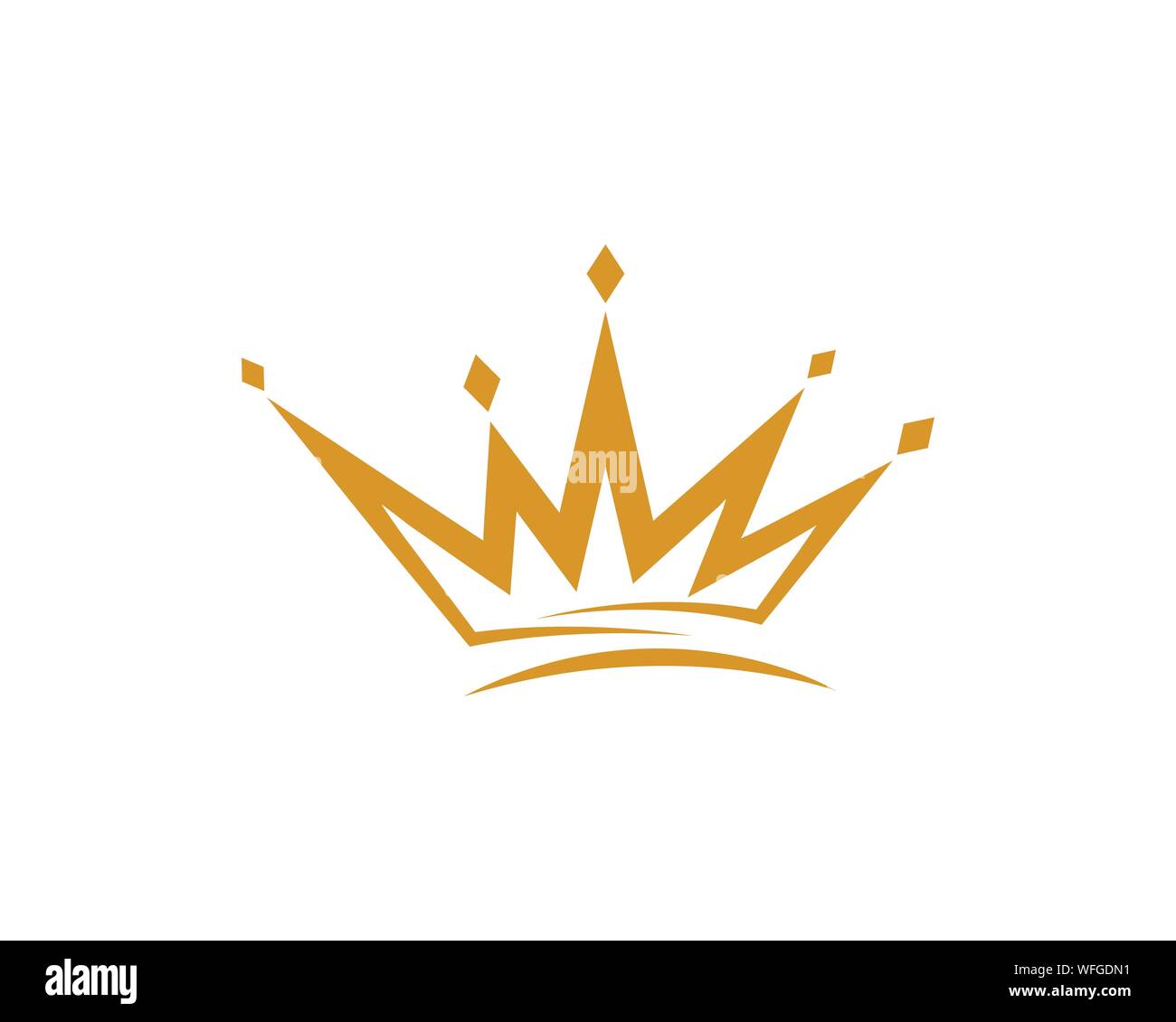 Crown Logo Template vector icon illustration design Stock Vector Image ...