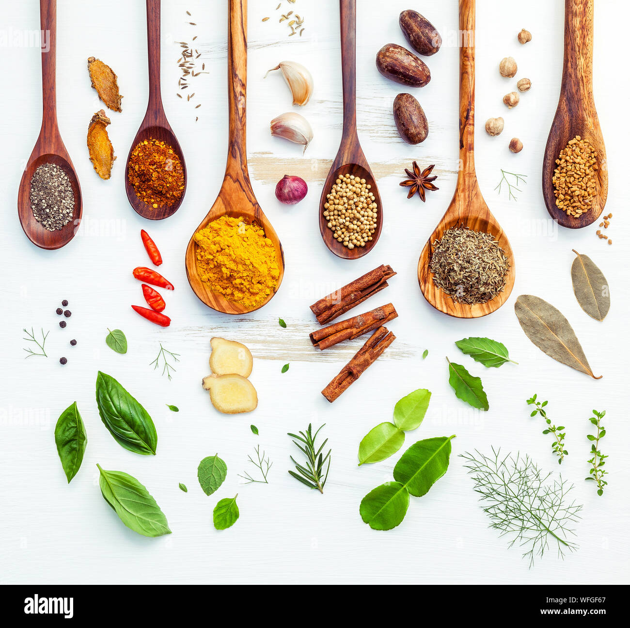 Garam masala white background hi-res stock photography and images - Alamy