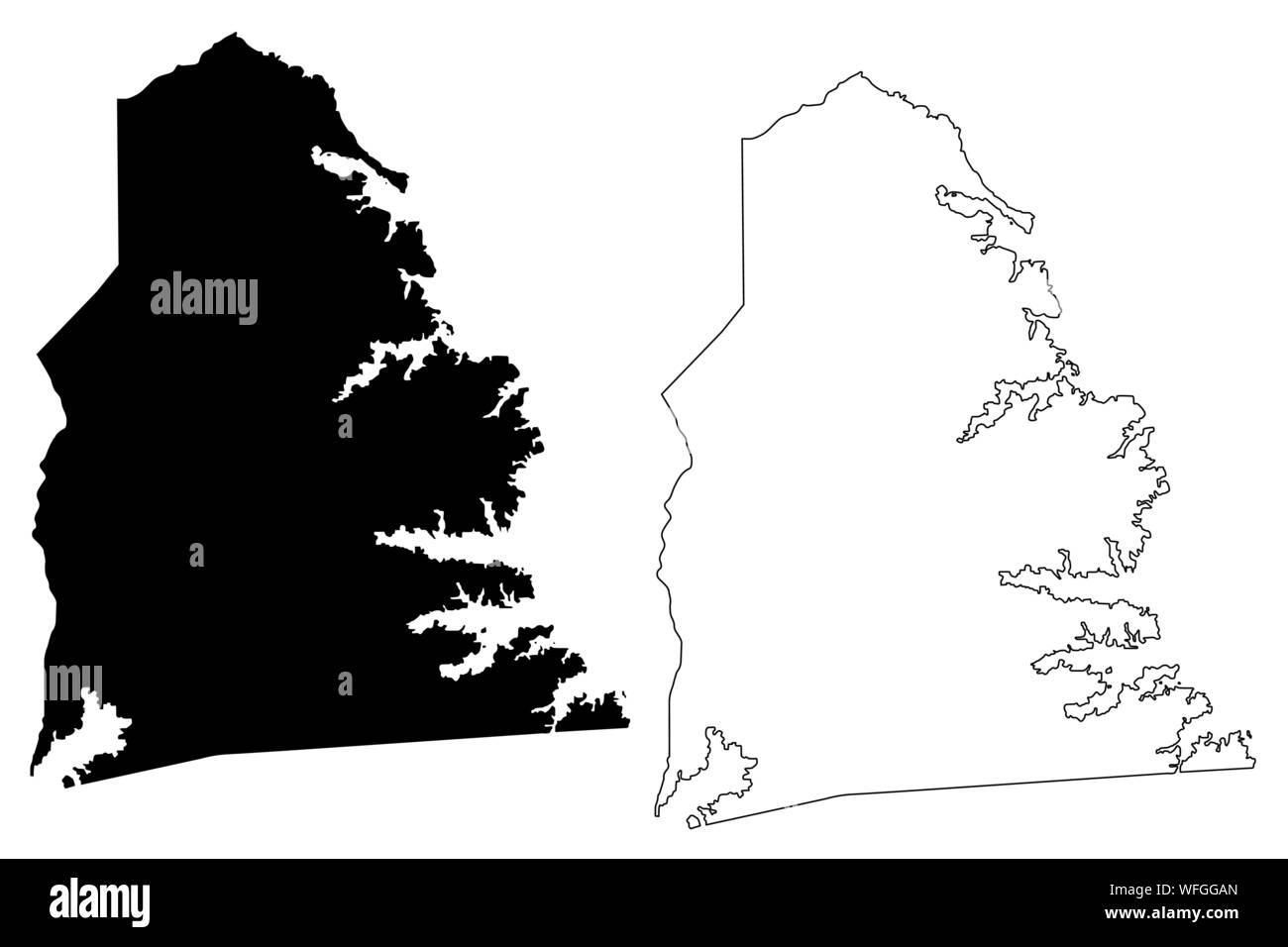Sabine County, Texas (Counties in Texas, United States of America,USA ...