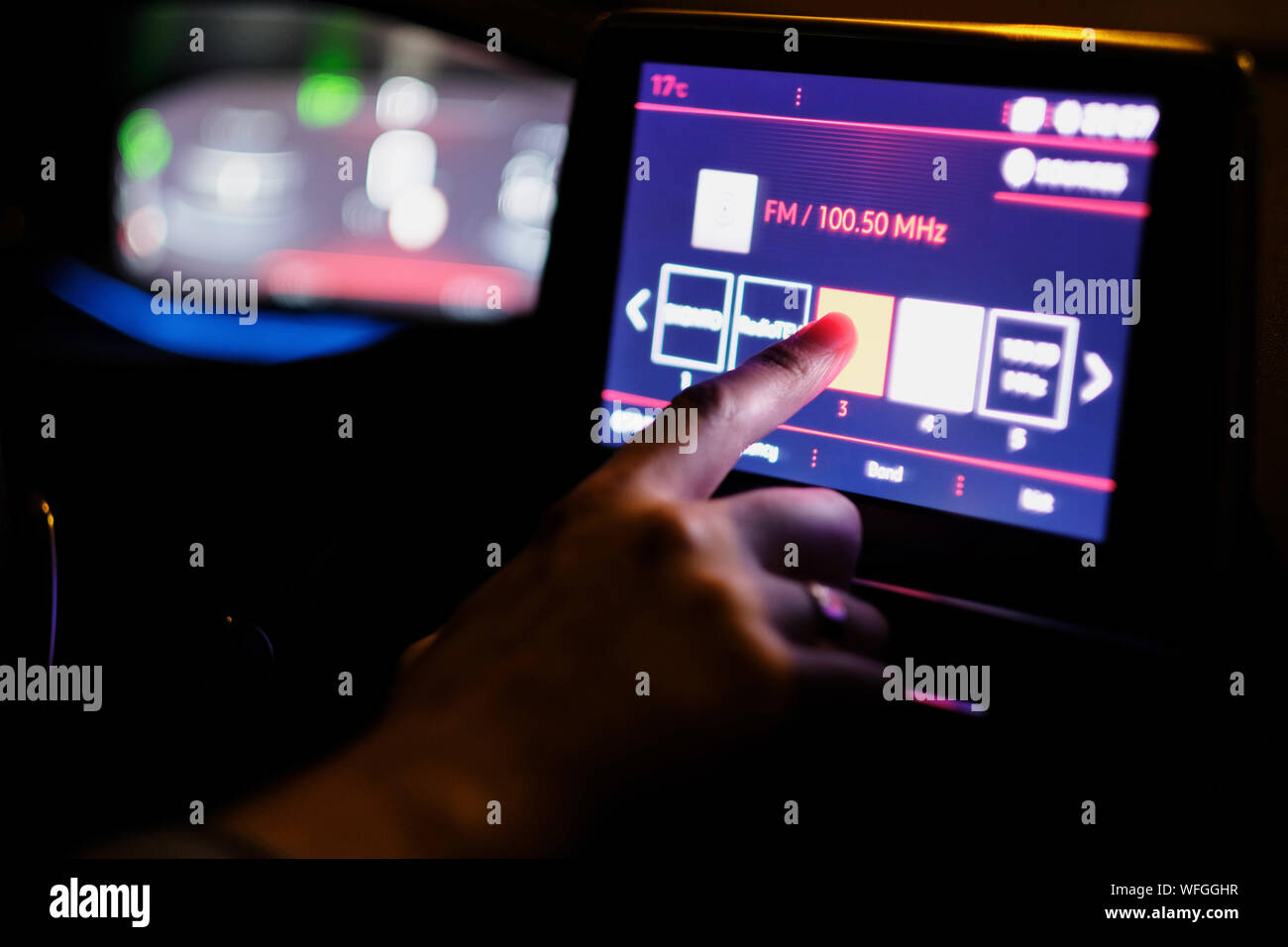 Touch tuning hi-res stock photography and images - Alamy