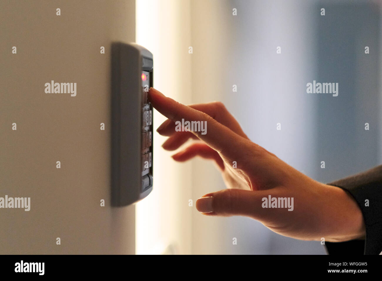Intercom glass hi-res stock photography and images - Alamy