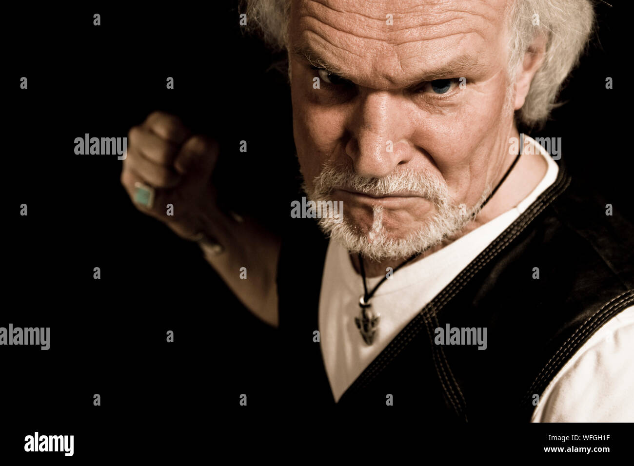 Angry man fist hi-res stock photography and images - Alamy