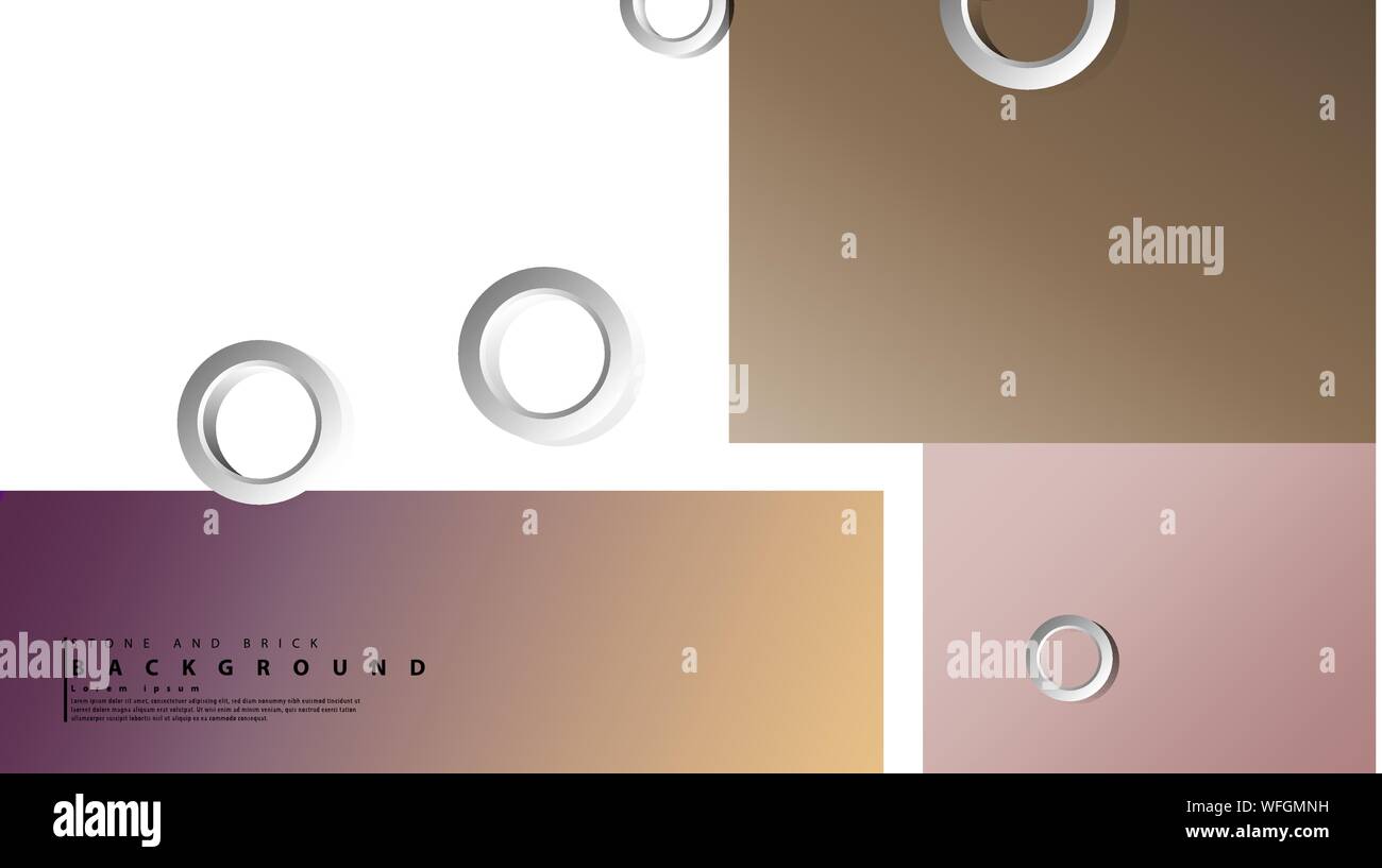 Ring abstract rectangular background with drop shadow. Vector ...