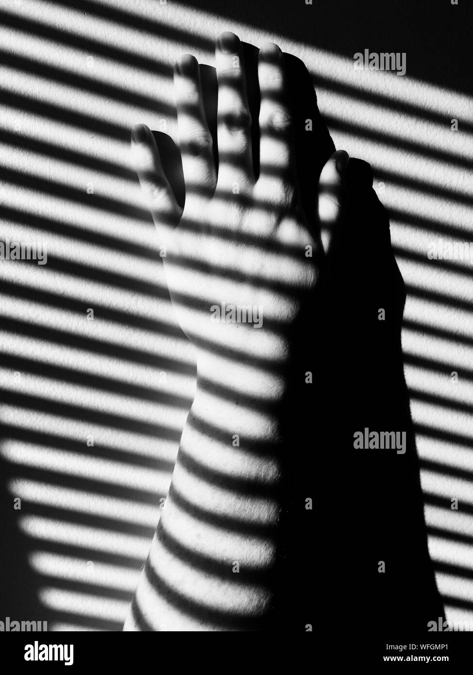 Hand shadow key Black and White Stock Photos & Images - Alamy