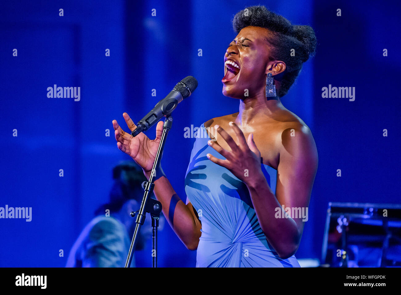 Palazzo Corsini, Florence, Italy. 31st August 2019. Shenel Jones on ...