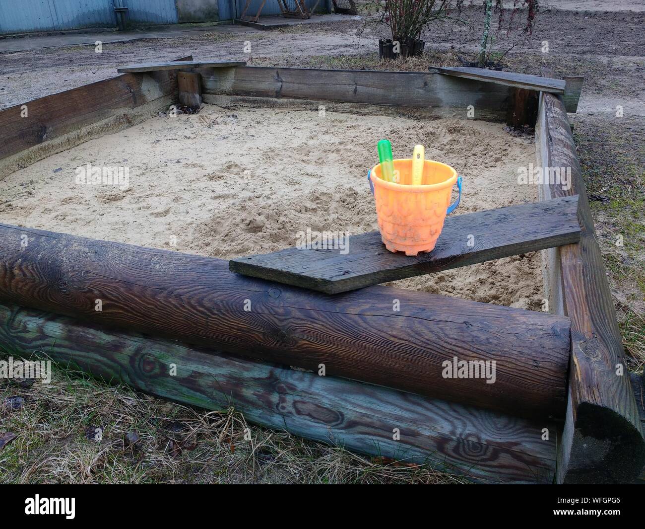 Sand Container Bucket High Resolution Stock Photography and Images - Alamy