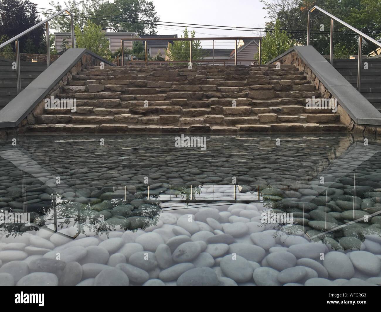 Stone and pebble staircase hi-res stock photography and images - Alamy