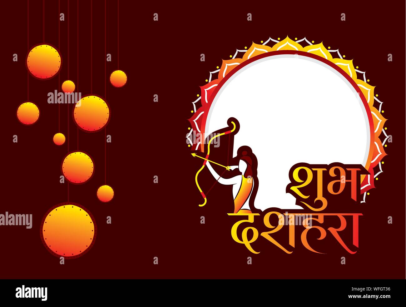 vijayadashami or Dussehra is a major Hindu festival celebration poster ...