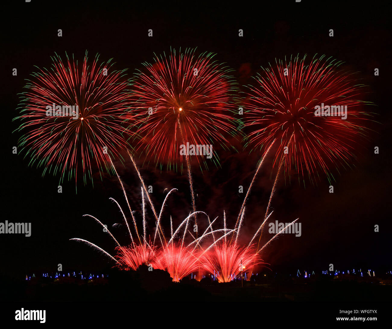 Igniting firework hi-res stock photography and images - Alamy