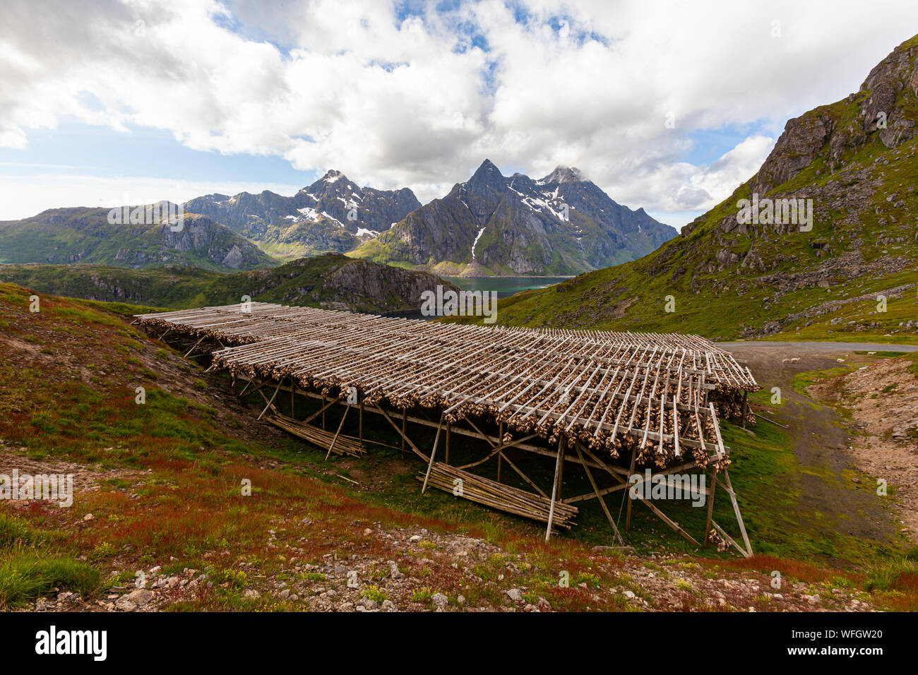 Traditional drying racks hi-res stock photography and images - Alamy