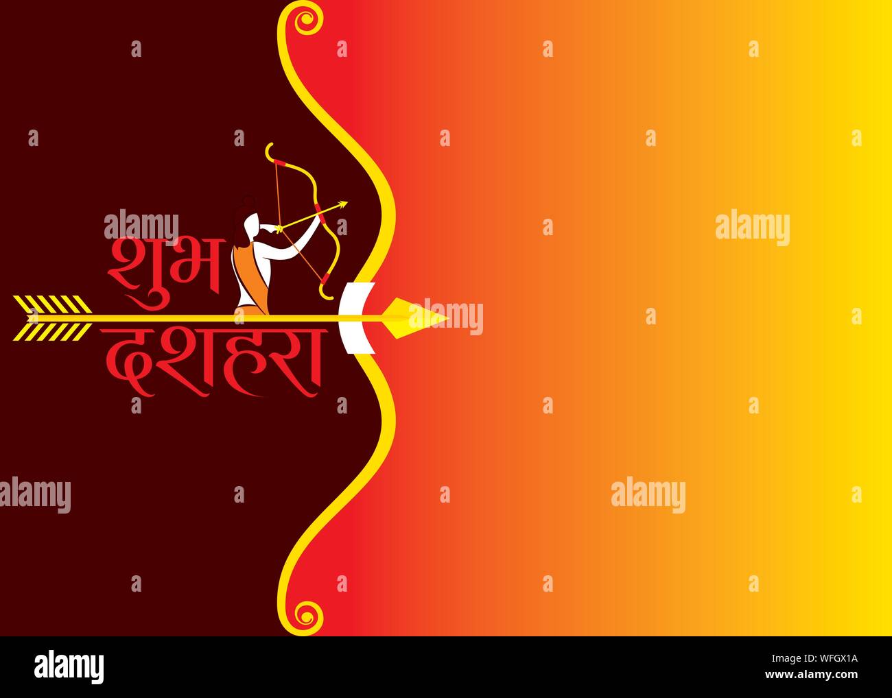 vijayadashami or Dussehra is a major Hindu festival celebration poster ...