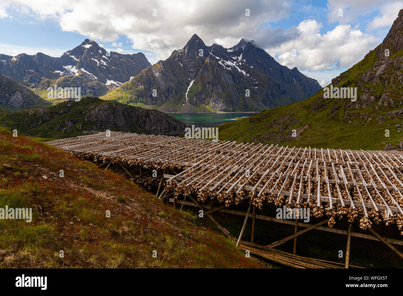 Traditional drying racks hi-res stock photography and images - Alamy