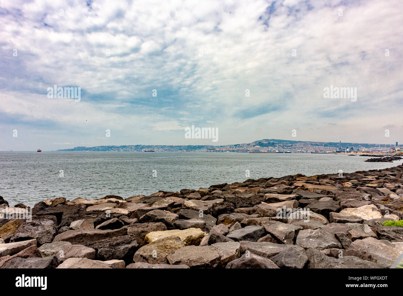 Italy, Portici, view of the waterfront Stock Photo - Alamy