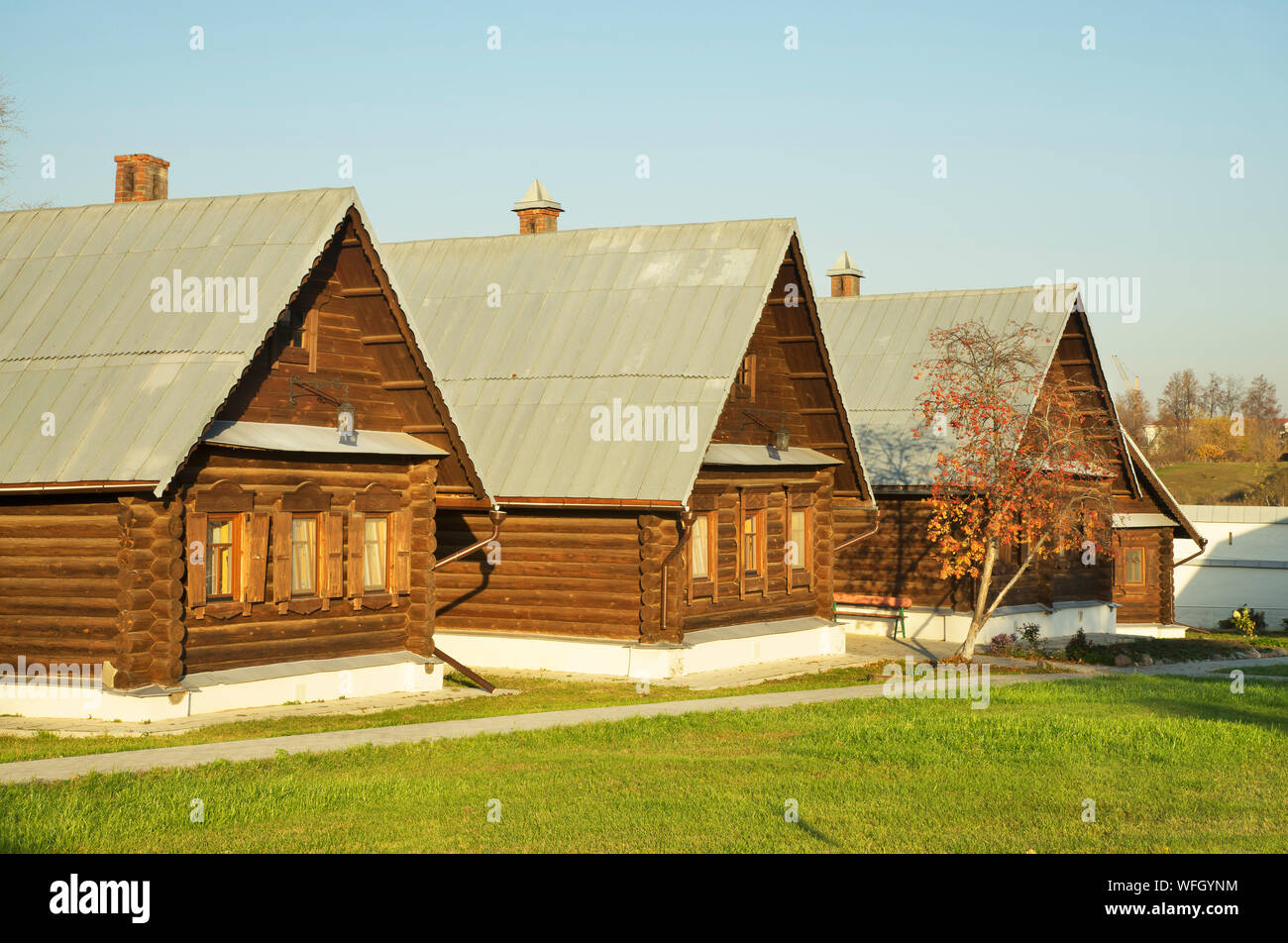 Monastic cells at Holy Intercession (Pokrovsky) monastery in Suzdal ...