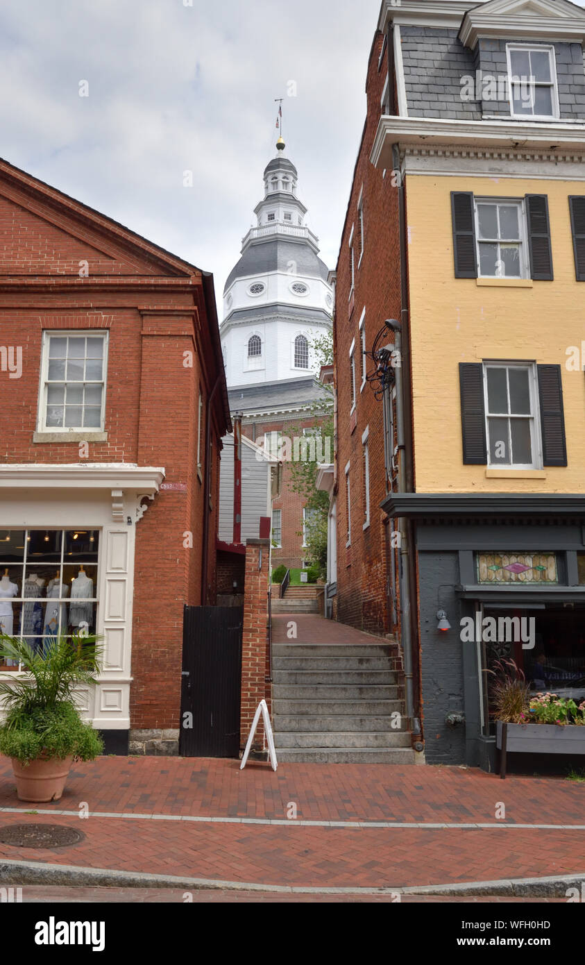 Main street annapolis maryland hi-res stock photography and images - Alamy