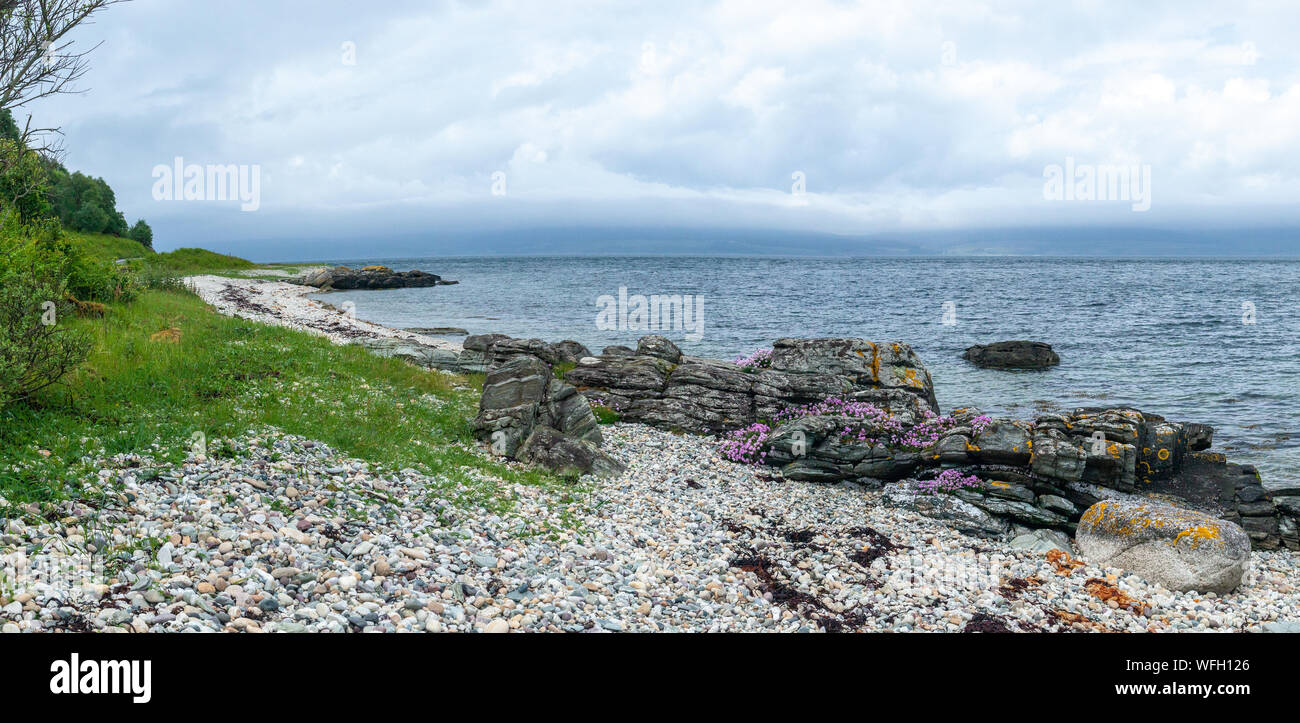 Coastal landscape, Isle of Arran, Scotland, United Kingdom Stock Photo ...