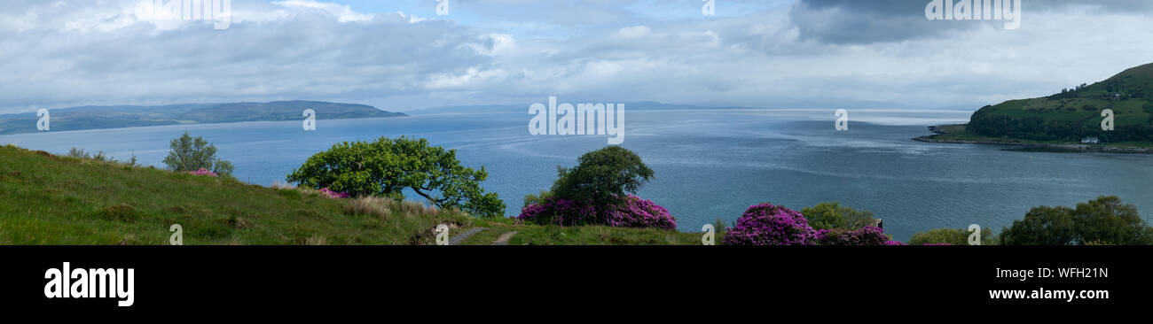 Coastal landscape, Isle of Arran, Scotland, United Kingdom Stock Photo ...