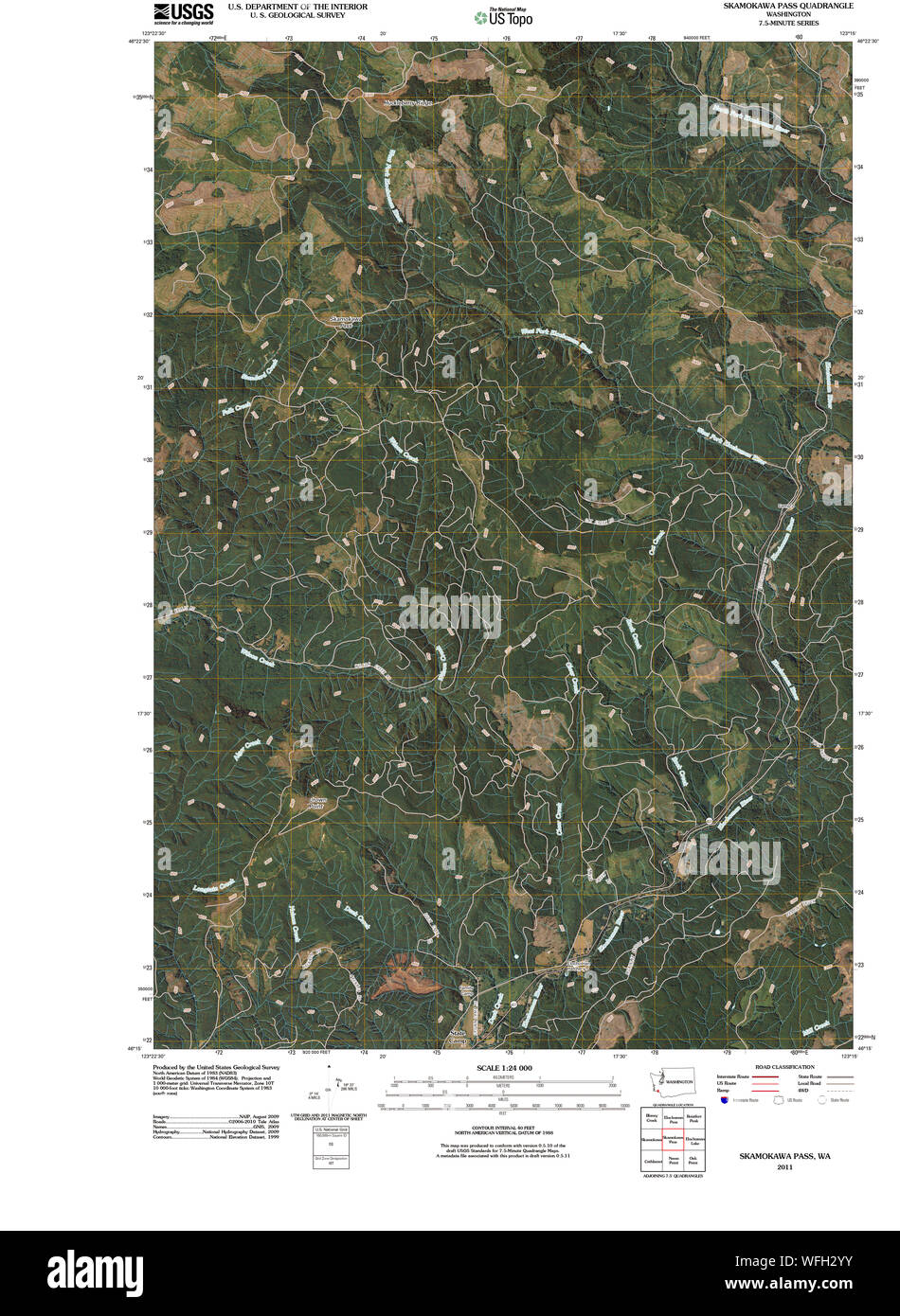 Map of skamokawa hi-res stock photography and images - Alamy