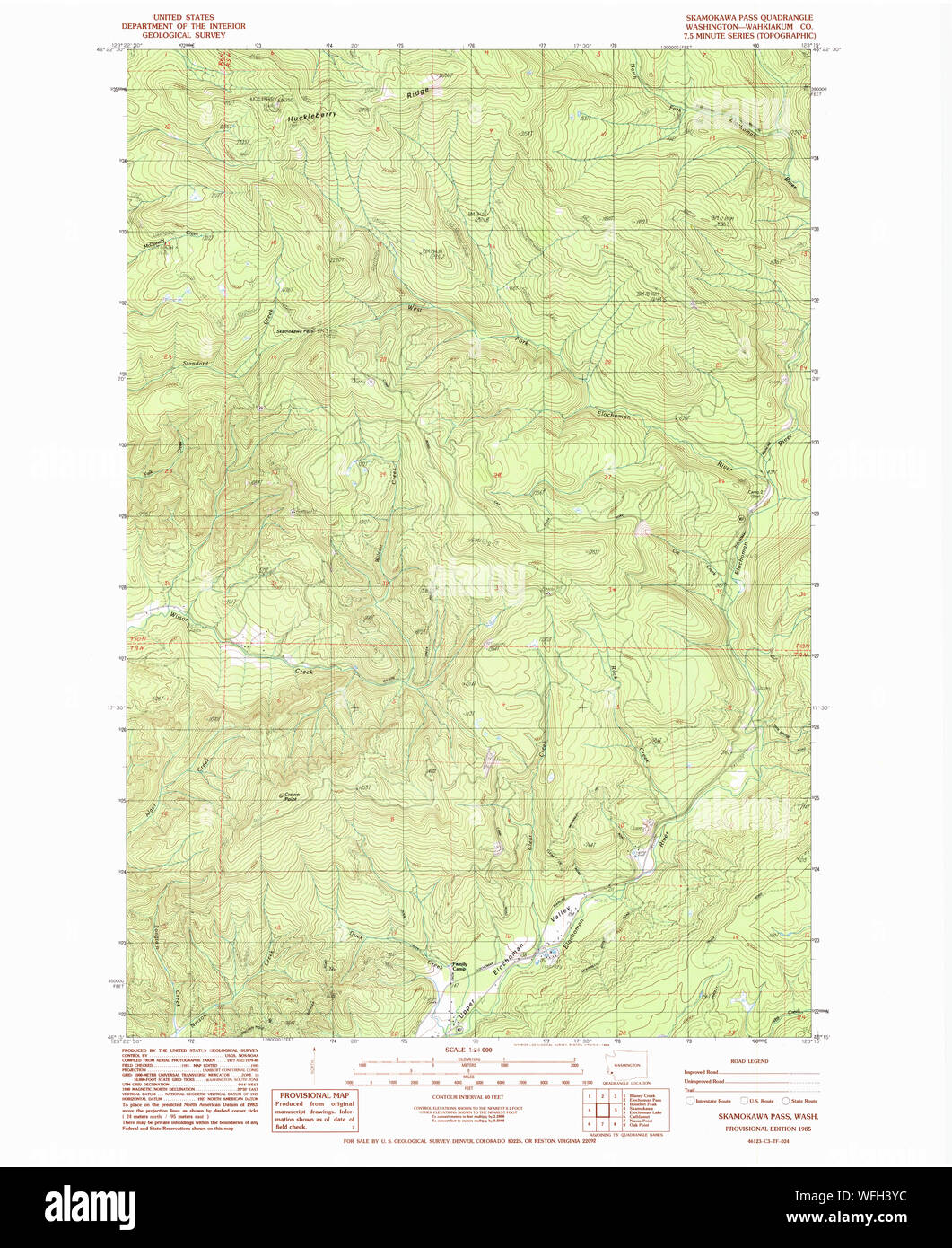 Map of skamokawa hi-res stock photography and images - Alamy