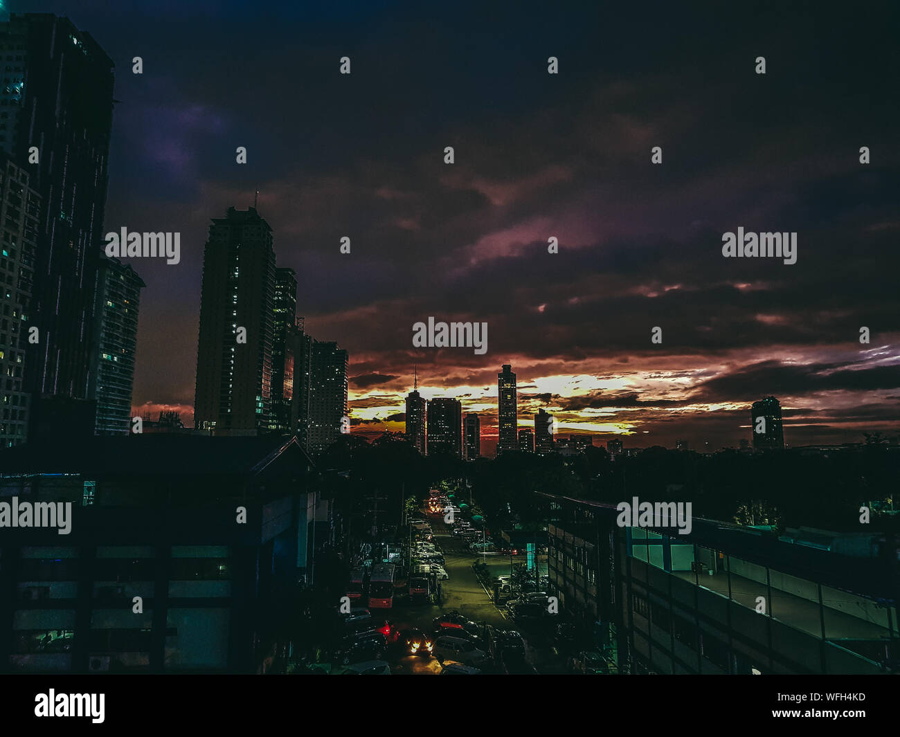 Quezon city sky view hi-res stock photography and images - Alamy