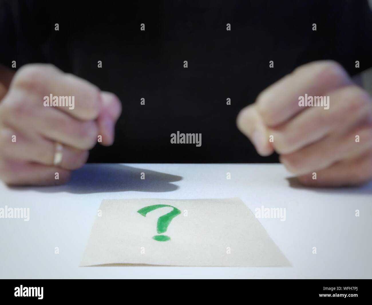 Interview question mark hi-res stock photography and images - Alamy