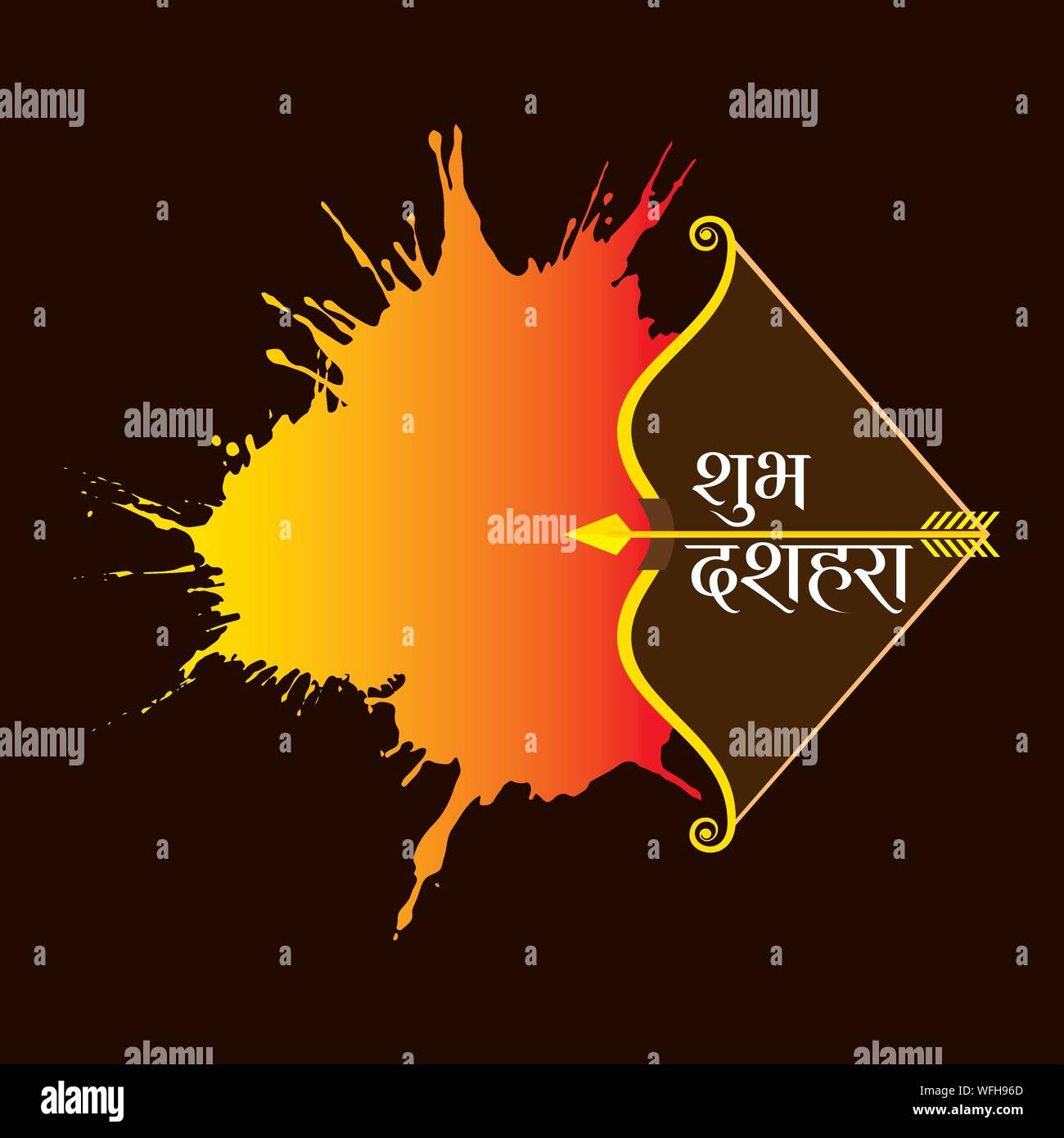 vijayadashami or Dussehra is a major Hindu festival celebration poster ...