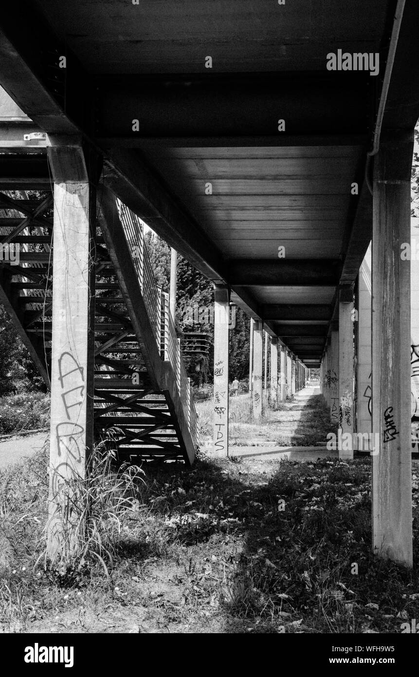 Old Man At Bridge Black and White Stock Photos & Images - Alamy