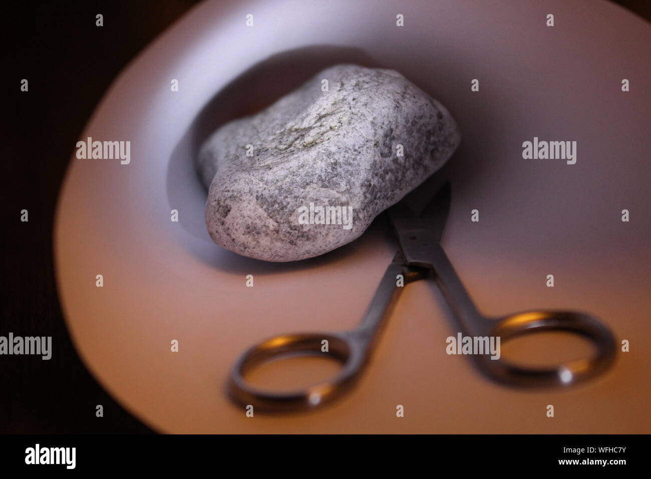 Paper scissor stone hi-res stock photography and images - Alamy