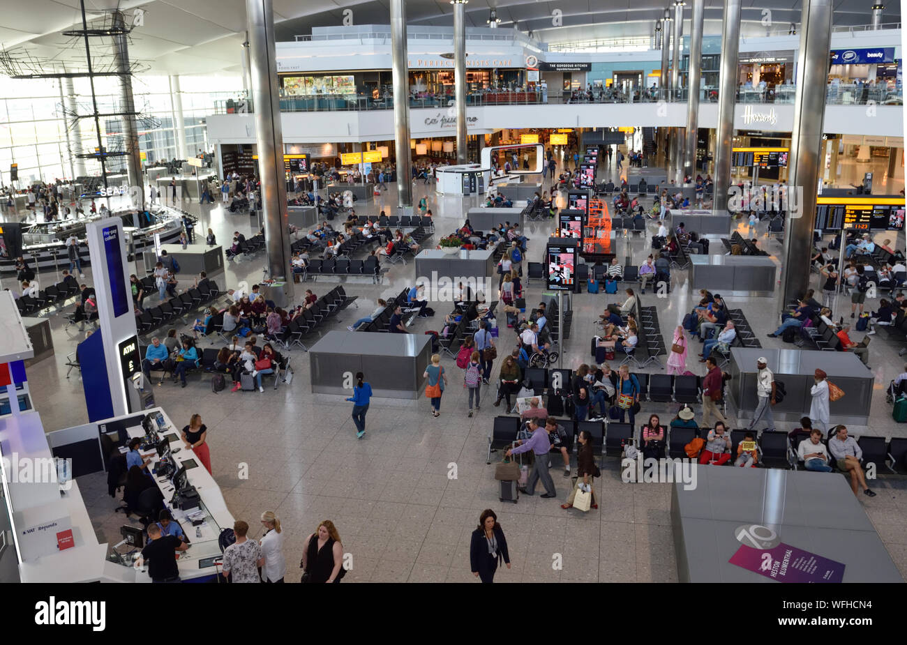 Heathrow Airport, Terminal 2, London, UK Stock Photo - Alamy