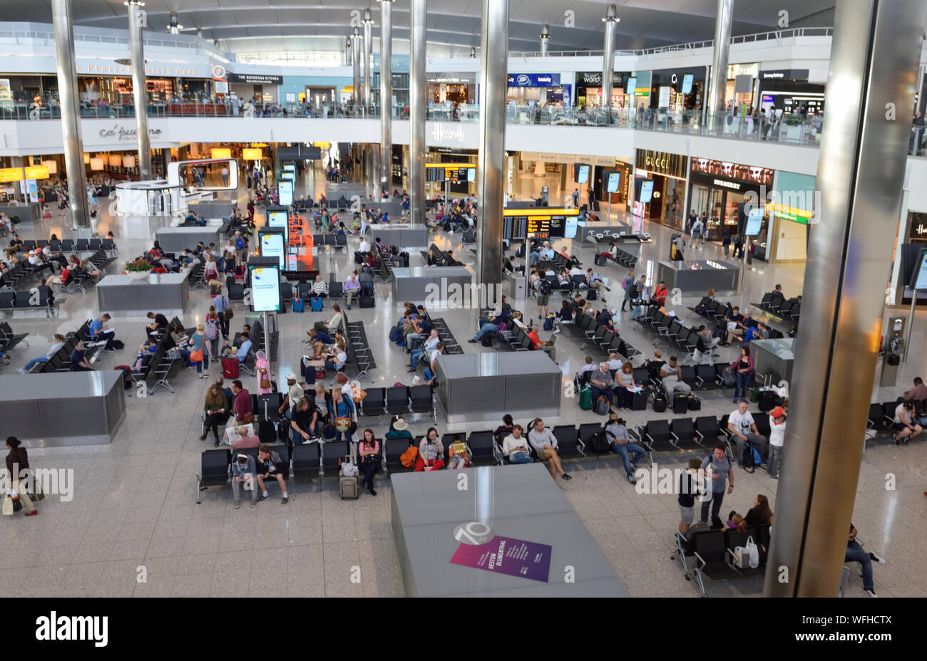 Heathrow Airport, Terminal 2, London, UK Stock Photo - Alamy