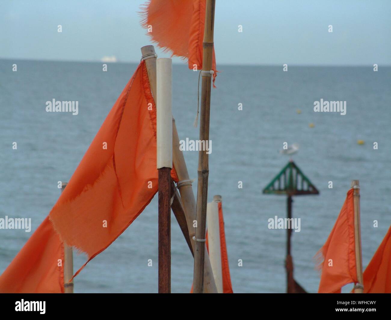 Beach Flags High Resolution Stock Photography and Images - Alamy