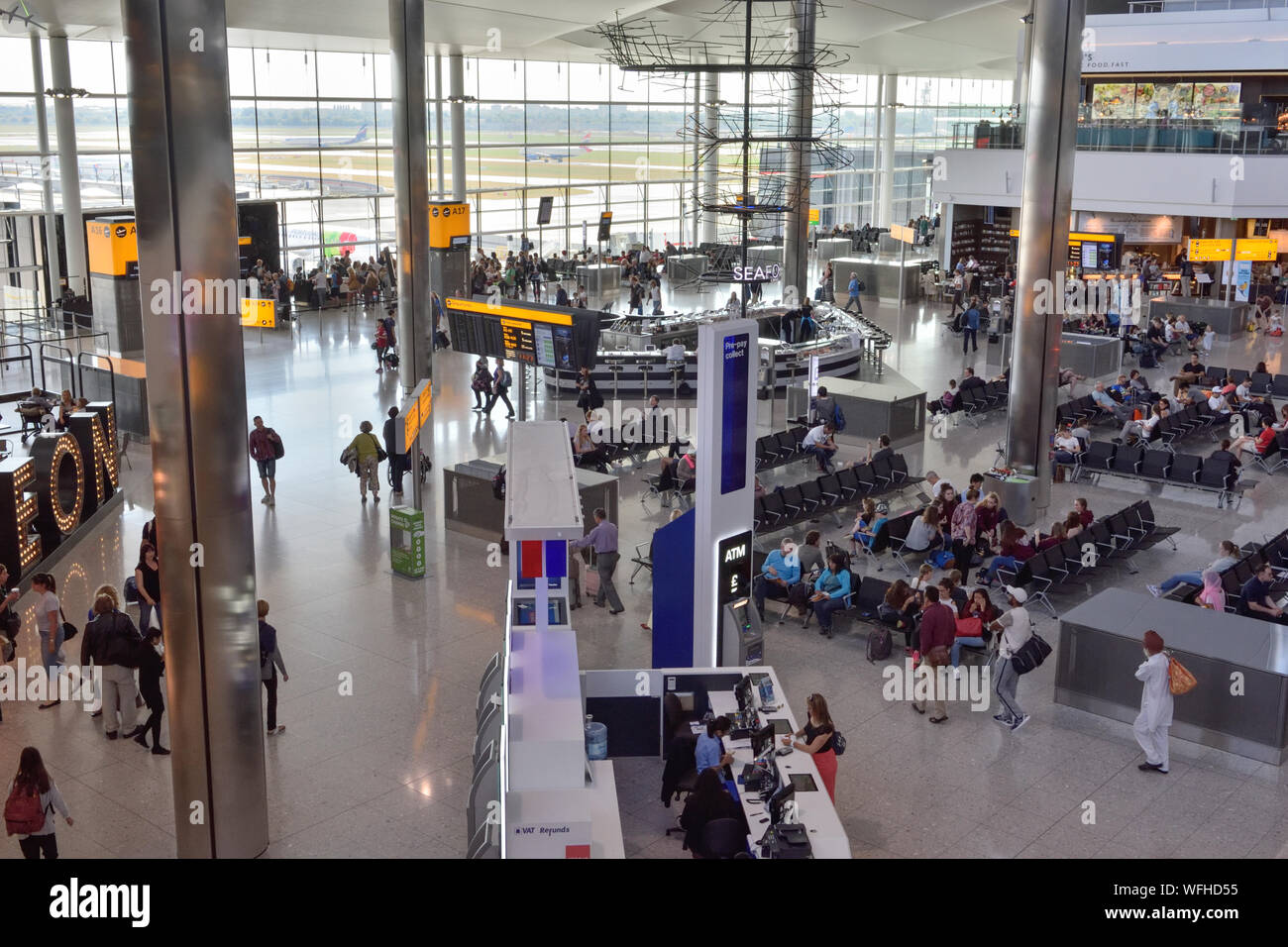 Heathrow Airport, Terminal 2, London, UK Stock Photo - Alamy