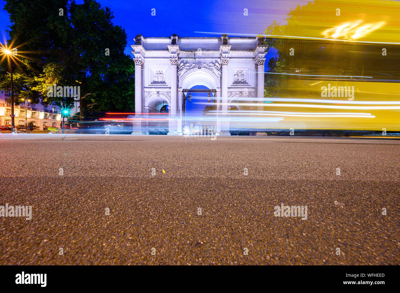 Marble Arch at night, London Stock Photo - Alamy