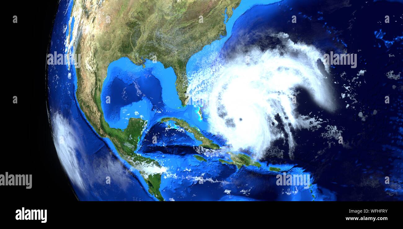 Hurricane dorian eye hi-res stock photography and images - Alamy