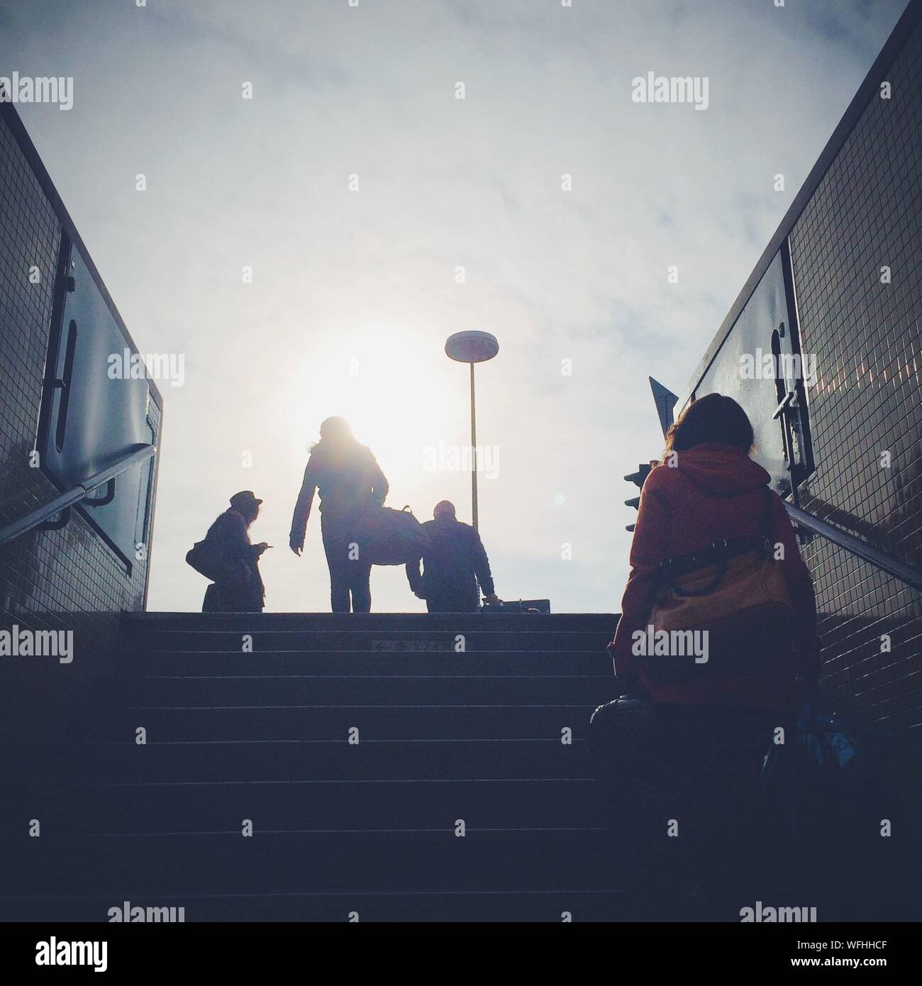Walking upstairs hi-res stock photography and images - Alamy