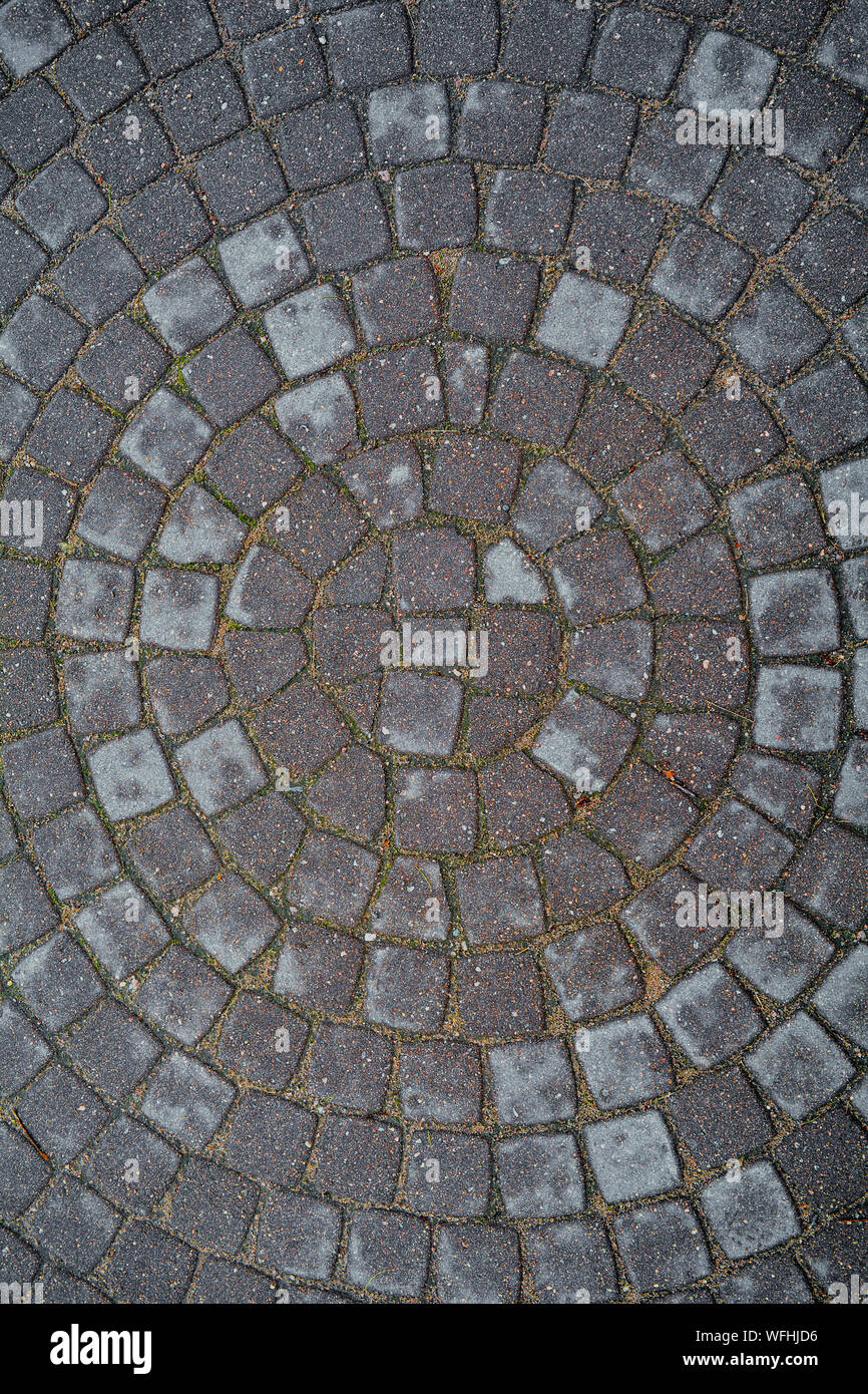 Circular cobble pattern hi-res stock photography and images - Alamy