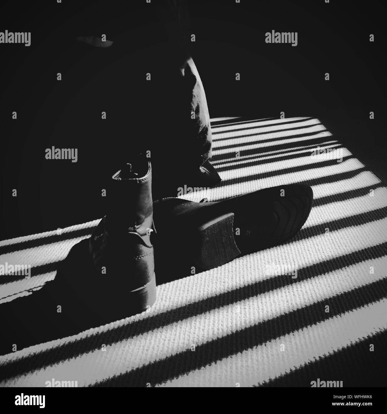 Carpet Black and White Stock Photos & Images - Alamy