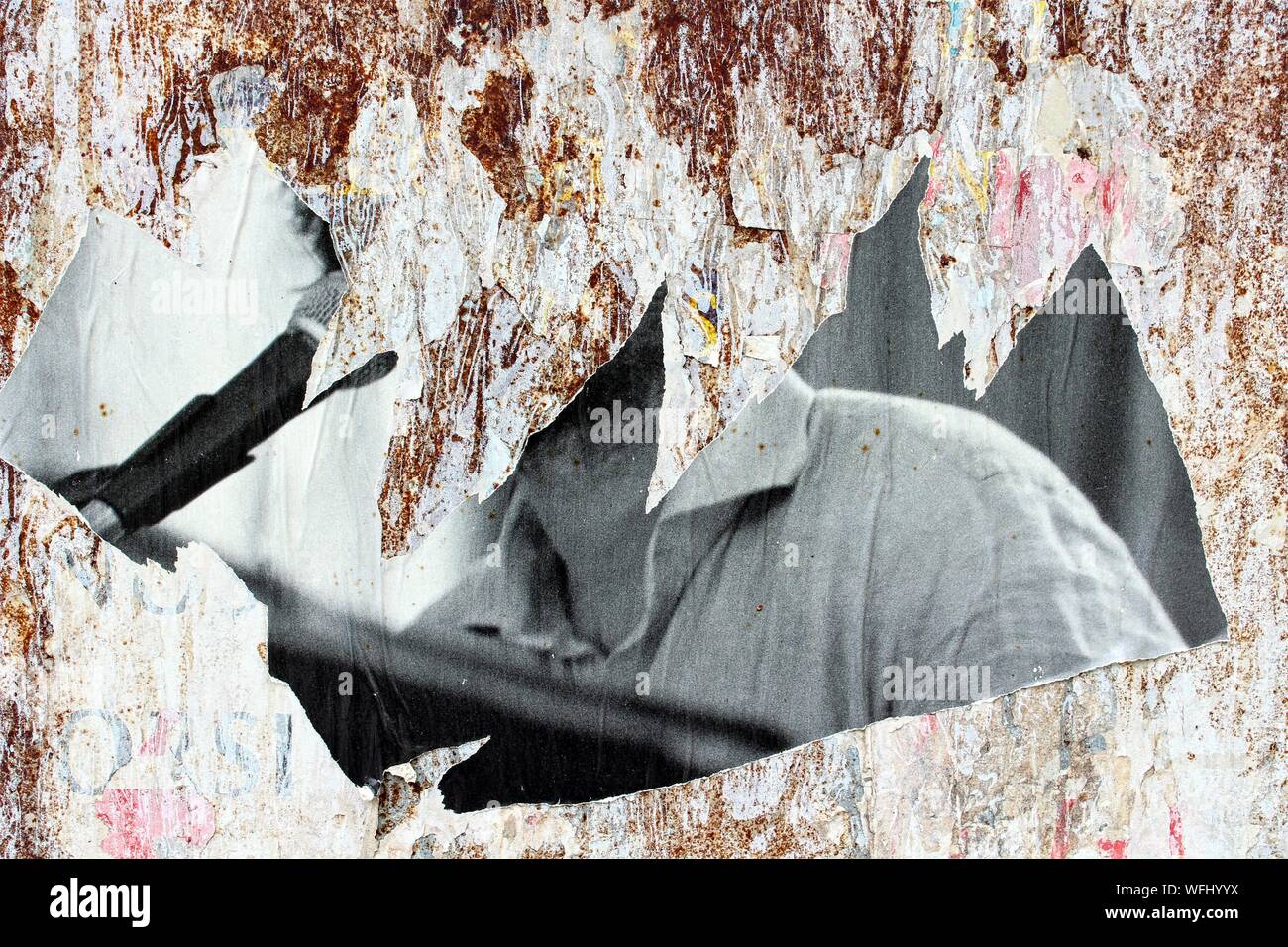 Torn poster hi-res stock photography and images - Alamy